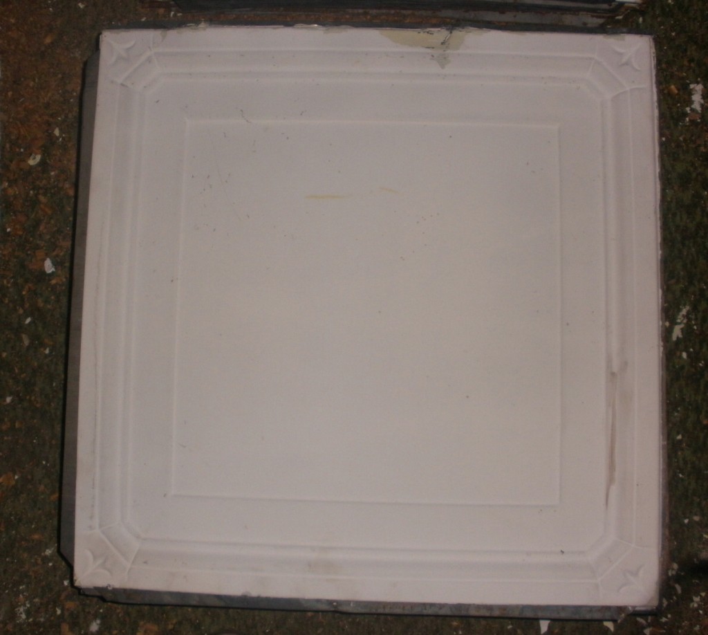 Picture Frame Patterned Tin Ceiling, 1930's - ND MillWerk Salvage and Sales
