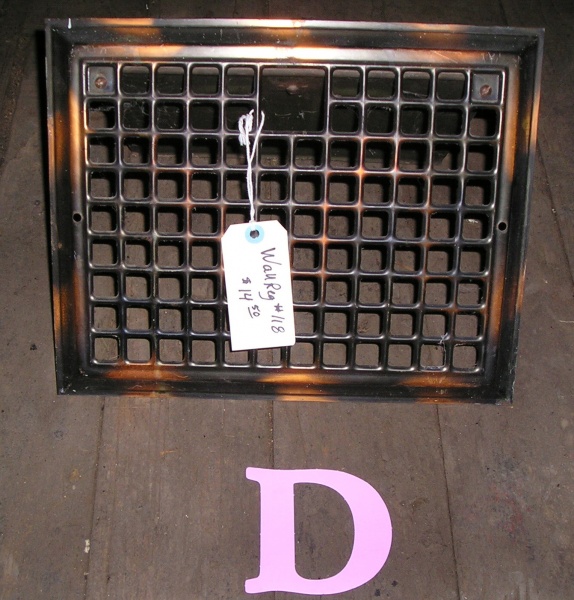 Square-patterned Wall Register | ND MillWerk Salvage and Sales