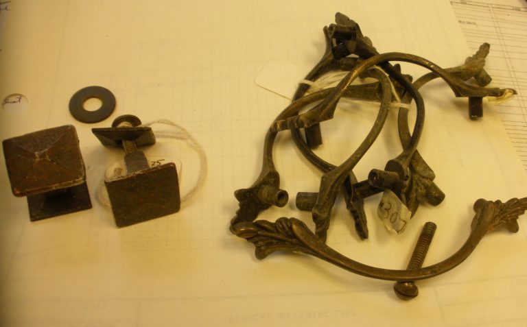 Interesting Fleur "Allison" Pulls - ND MillWerk Salvage and Sales