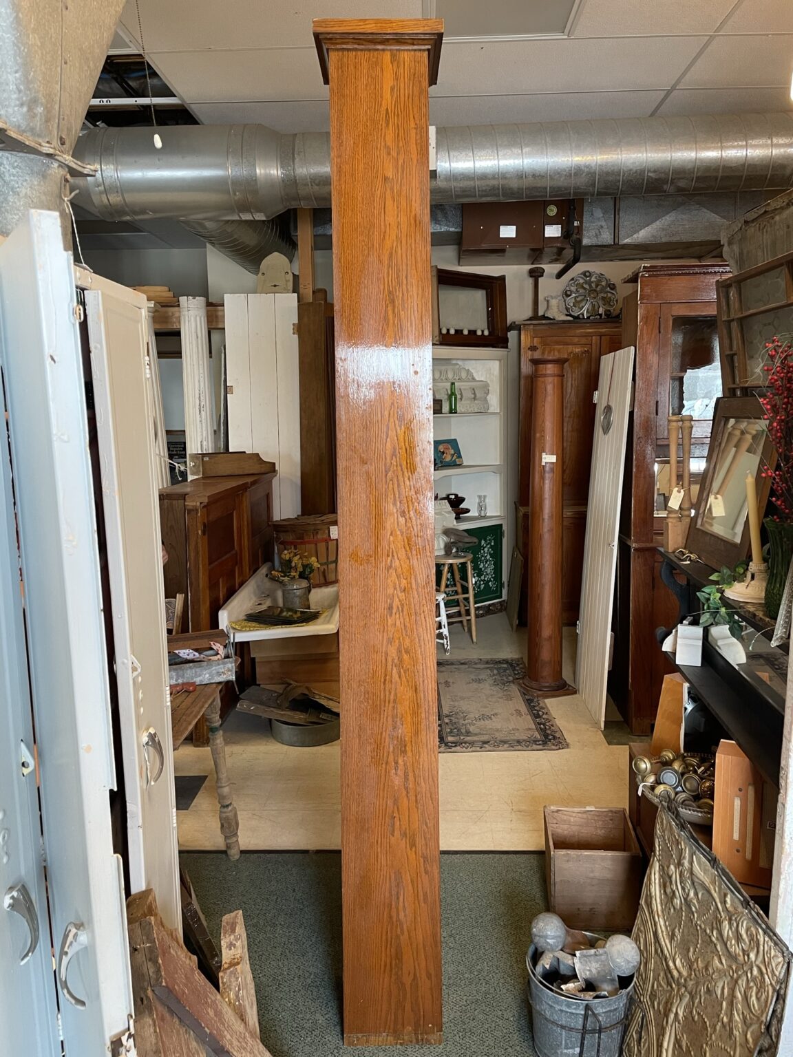 Beautiful Oak Column - ND MillWerk Salvage and Sales